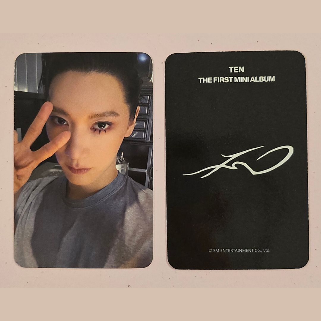 TEN - PHOTOCARD OFICIAL - THE FIRST MINI ALBUM APPLEMUSIC | Momo Store